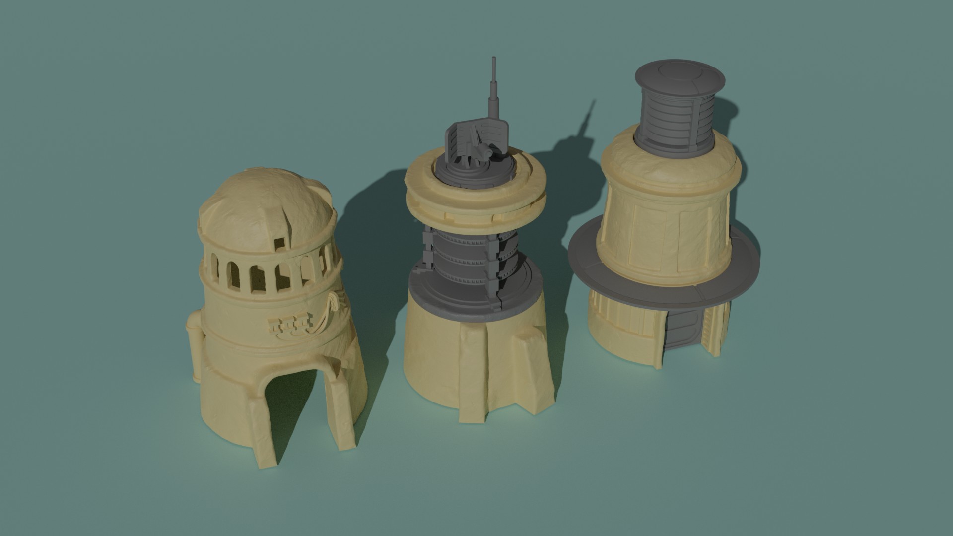 Archivo STL Colección Torre del Desierto 🎲・Modelo para descargar y ...