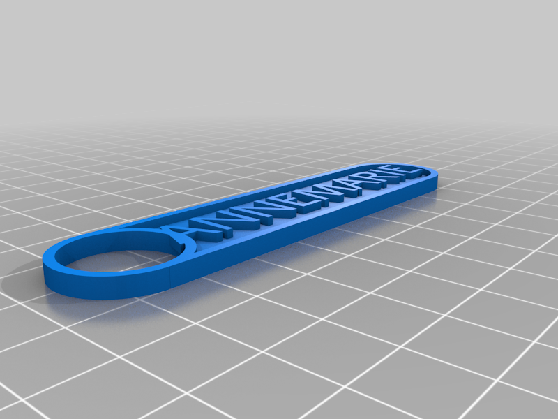 Free 3D file Annemarie key tag・Design to download and 3D print・Cults