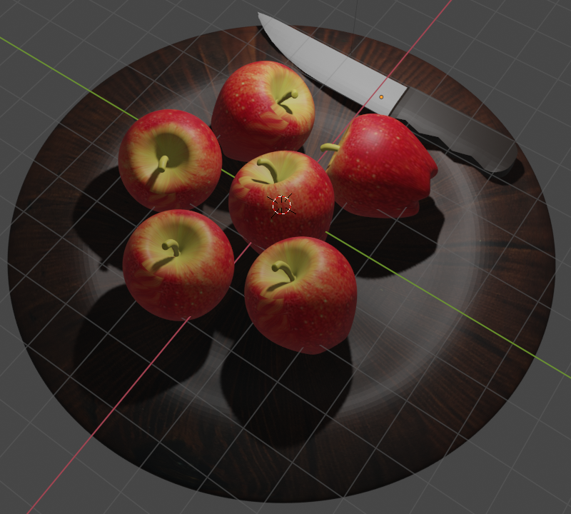3D file Apple with knife and plate 🍎・3D print design to download・Cults