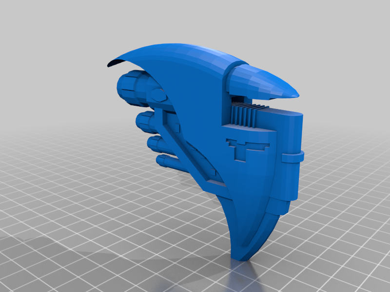 Free STL file Wavecrest Class Frigate・3D print model to download・Cults