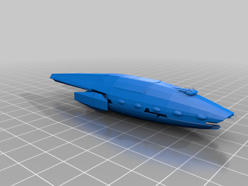Free STL file Bulwark Mark I Warship・Template to download and 3D print ...