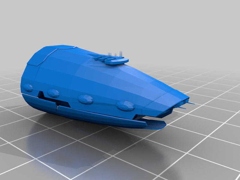 Free STL file Bulwark Mark I Warship・Template to download and 3D print ...