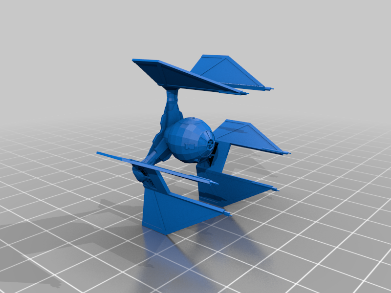 Free STL file TIE/d Defender ・3D print design to download・Cults