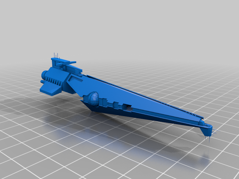 Free STL file Bothan Frigate・3D print design to download・Cults