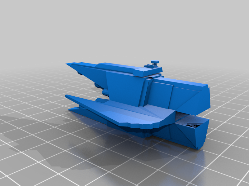 Free STL file Aggressor Class Star Destroyer・3D printable object to ...