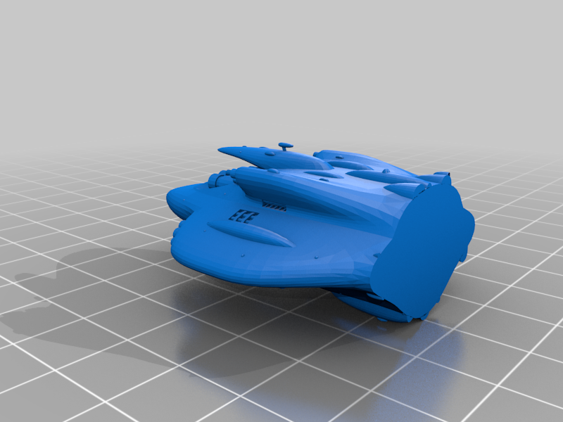 Free STL file Mediator Class Battlecruiser・3D print design to download ...