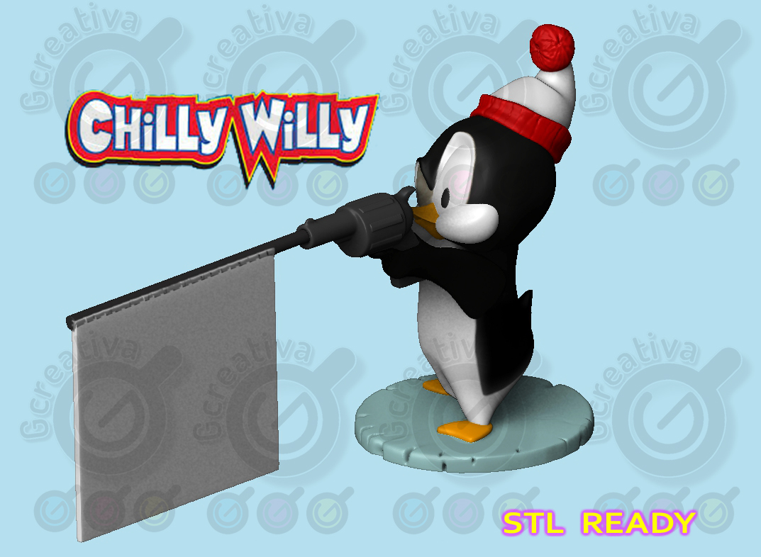 Archivo STL CHILLY WILLY 🦸・Objeto imprimible en 3D para descargar・Cults