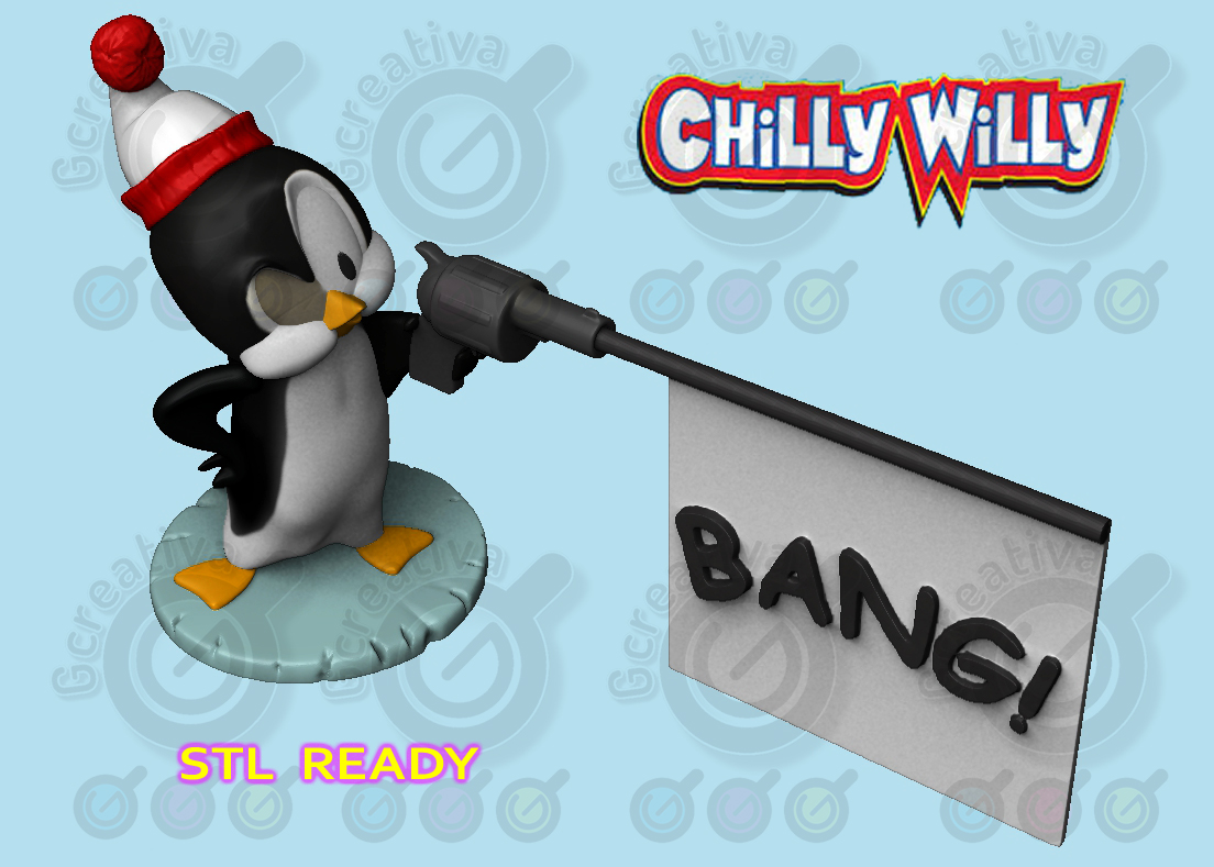 Archivo STL CHILLY WILLY 🦸・Objeto imprimible en 3D para descargar・Cults