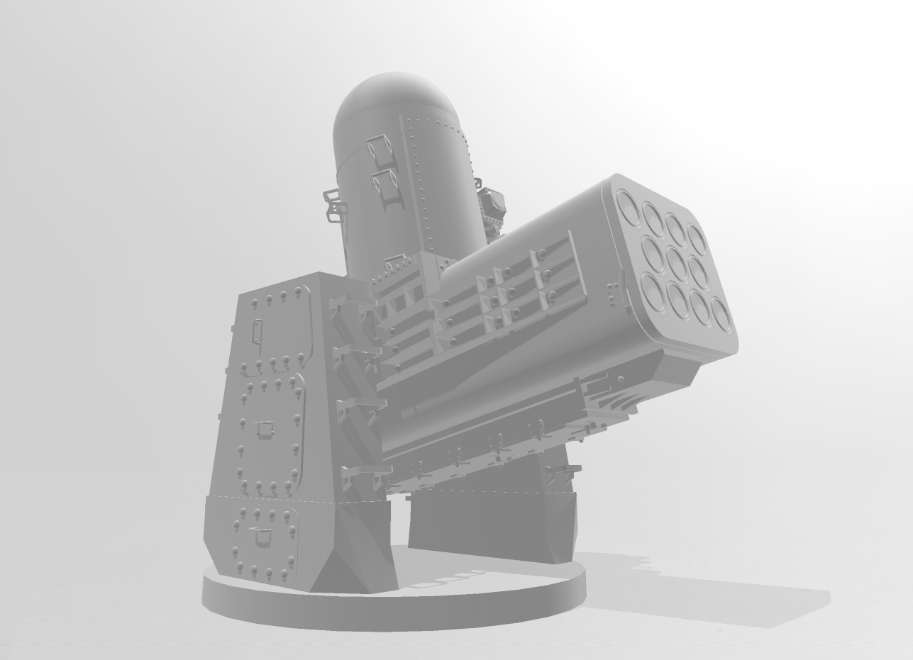 Archivo STL SeaRAM - CIWS (SISTEMA DE ARMAS DE CERCA) 🎲・Diseño de ...