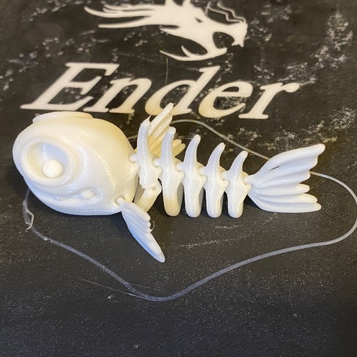 3D print Flexi Print-in-Place Fish • made with Ender 3 Pro ・ Cults