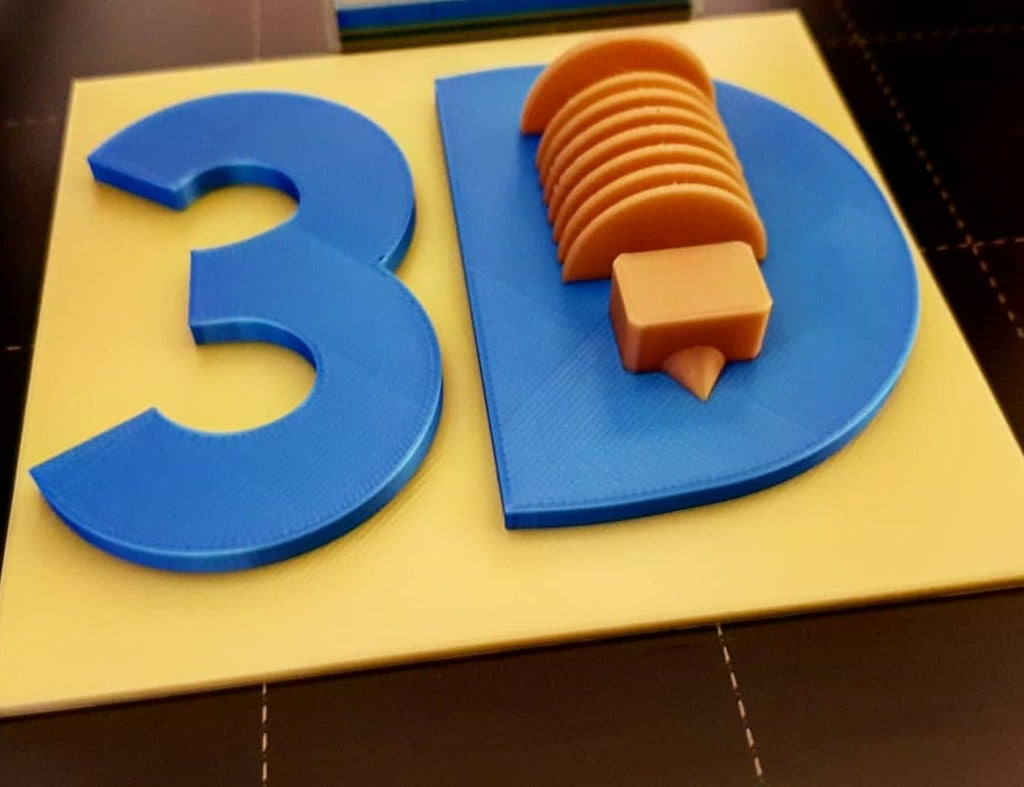 Archivo STL gratis LOGO 3D DRUCK & SUPPORT Multicolor・Diseño de ...
