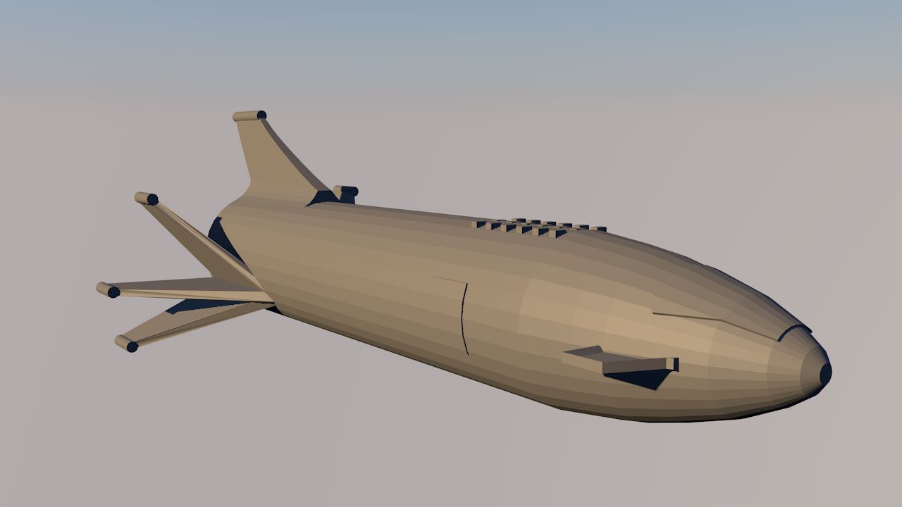 Free STL file Simple spaceship 🚀・3D printable object to download・Cults