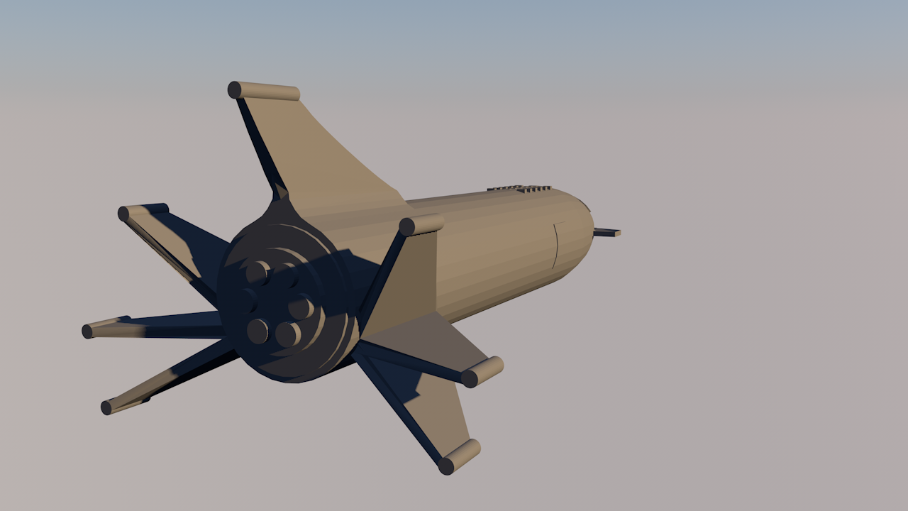 Free STL file Simple spaceship 🚀・3D printable object to download・Cults