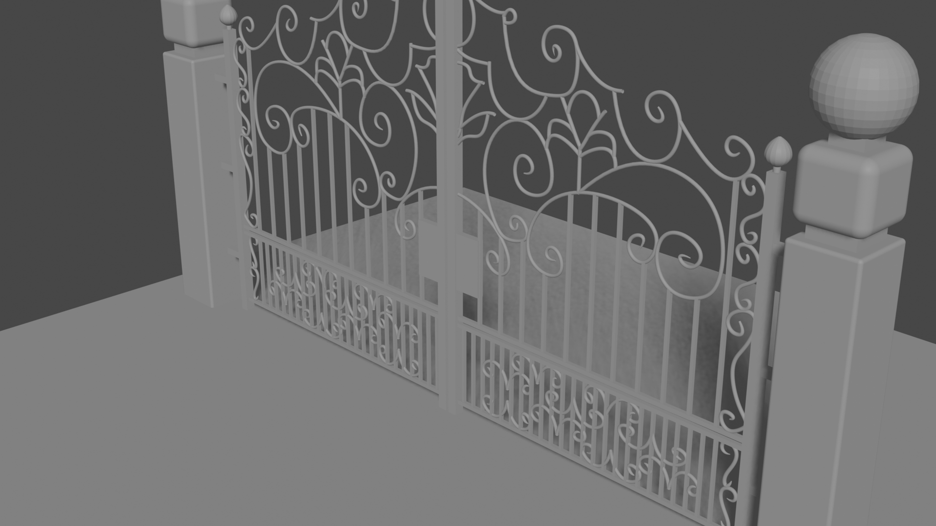 STL file Gateway Exterior Gate・Design to download and 3D print・Cults