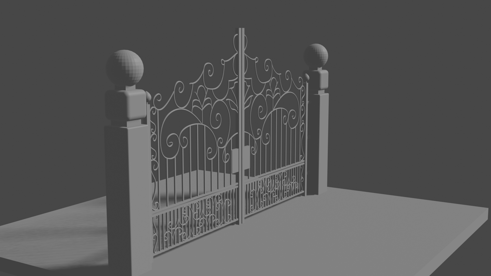 STL file Gateway Exterior Gate・Design to download and 3D print・Cults