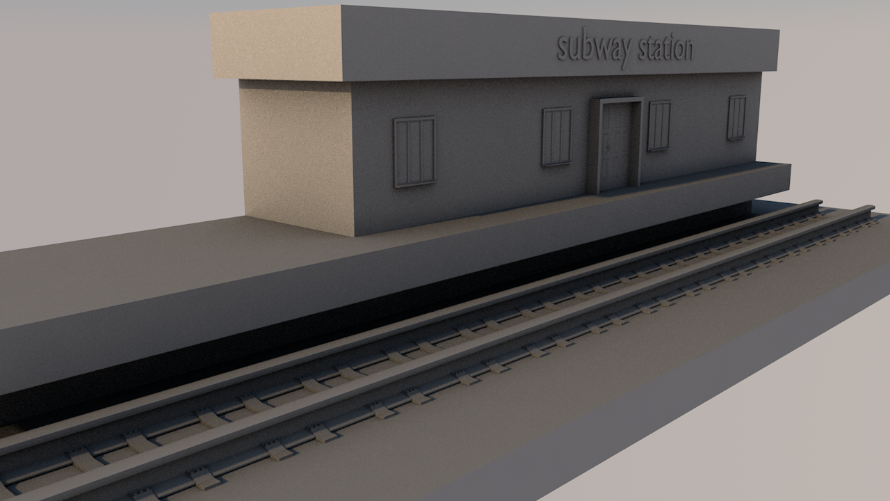 Fichier STL gratuit Station de métro・Design imprimable en 3D à ...