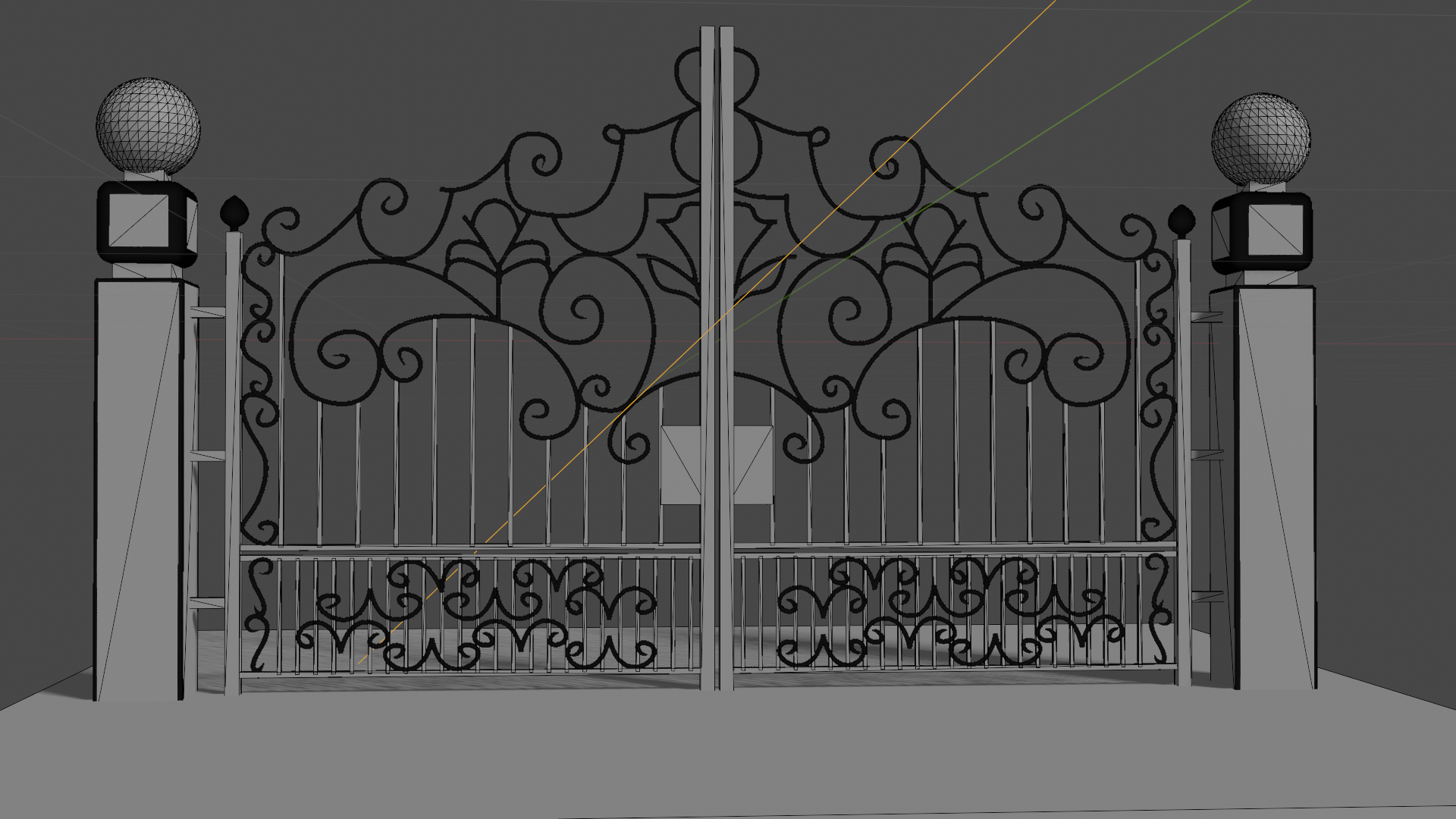 STL file Gateway Exterior Gate・Design to download and 3D print・Cults