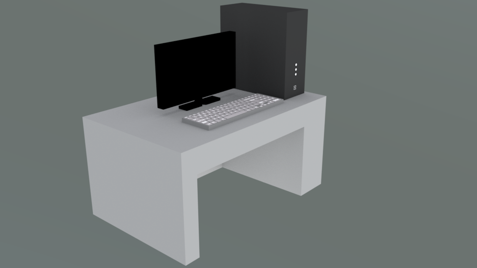 Free STL file Simple 3D or 2D computer・3D print object to download・Cults