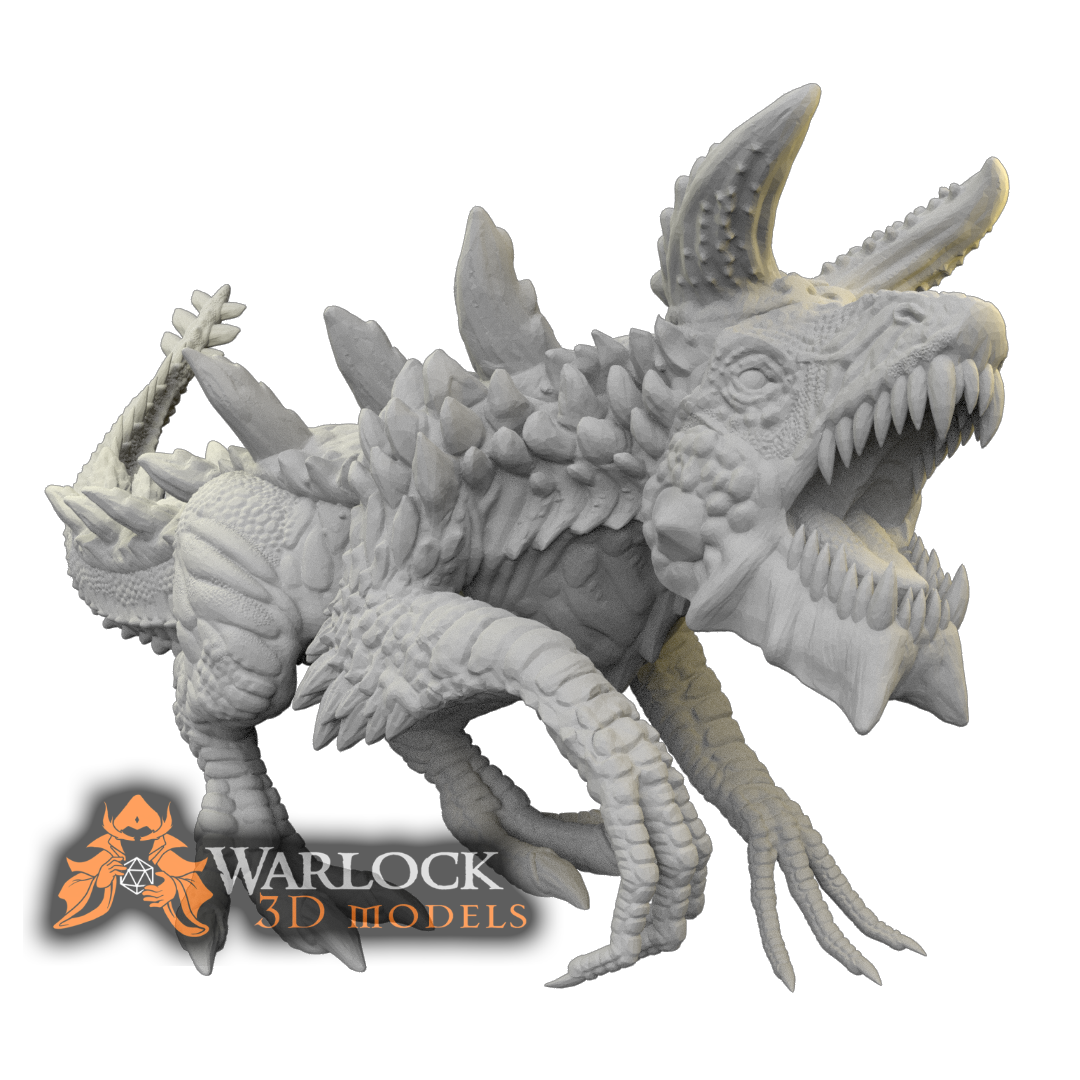 3D file Tarrasque- The world eater 🗺️・3D printer model to download・Cults