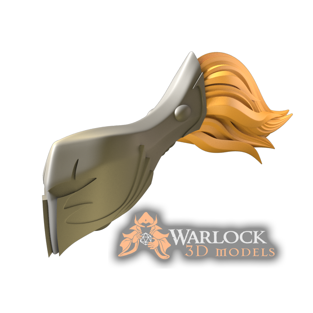 Free STL file wraithlord helmet style head replacement.・Object to ...