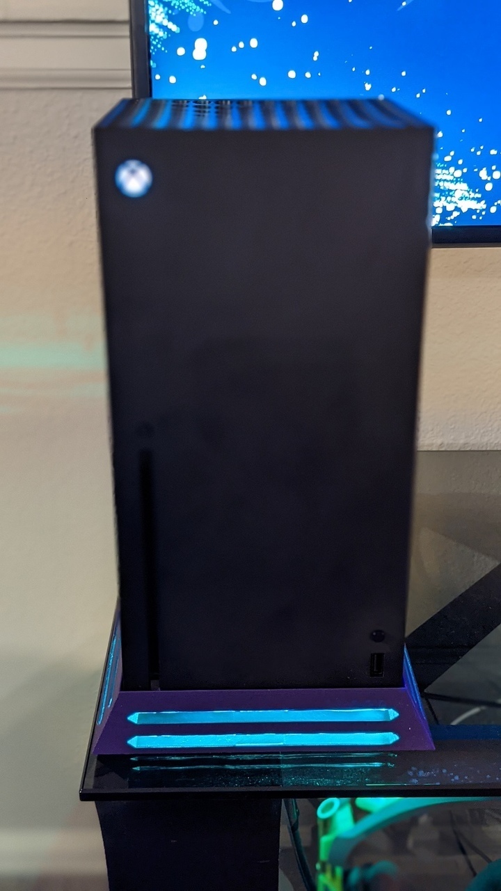 Free STL file Xbox Series X base station with LEDs・3D printing idea to ...