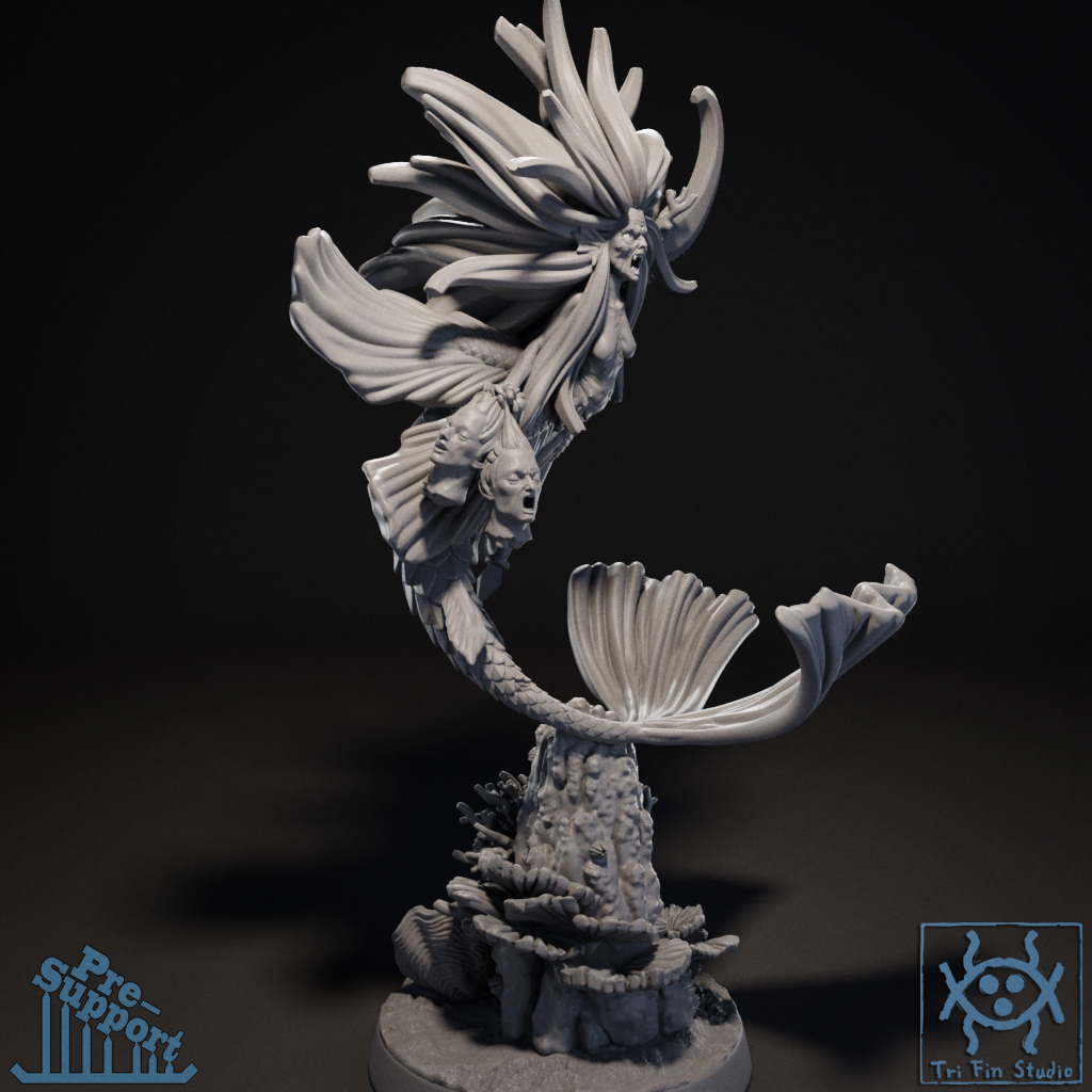 STL file Mermaid 02・3D printing model to download・Cults