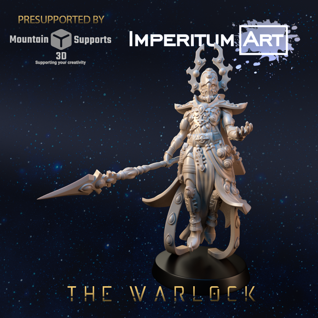 3D file The Warlock ⚔・3D printing template to download・Cults