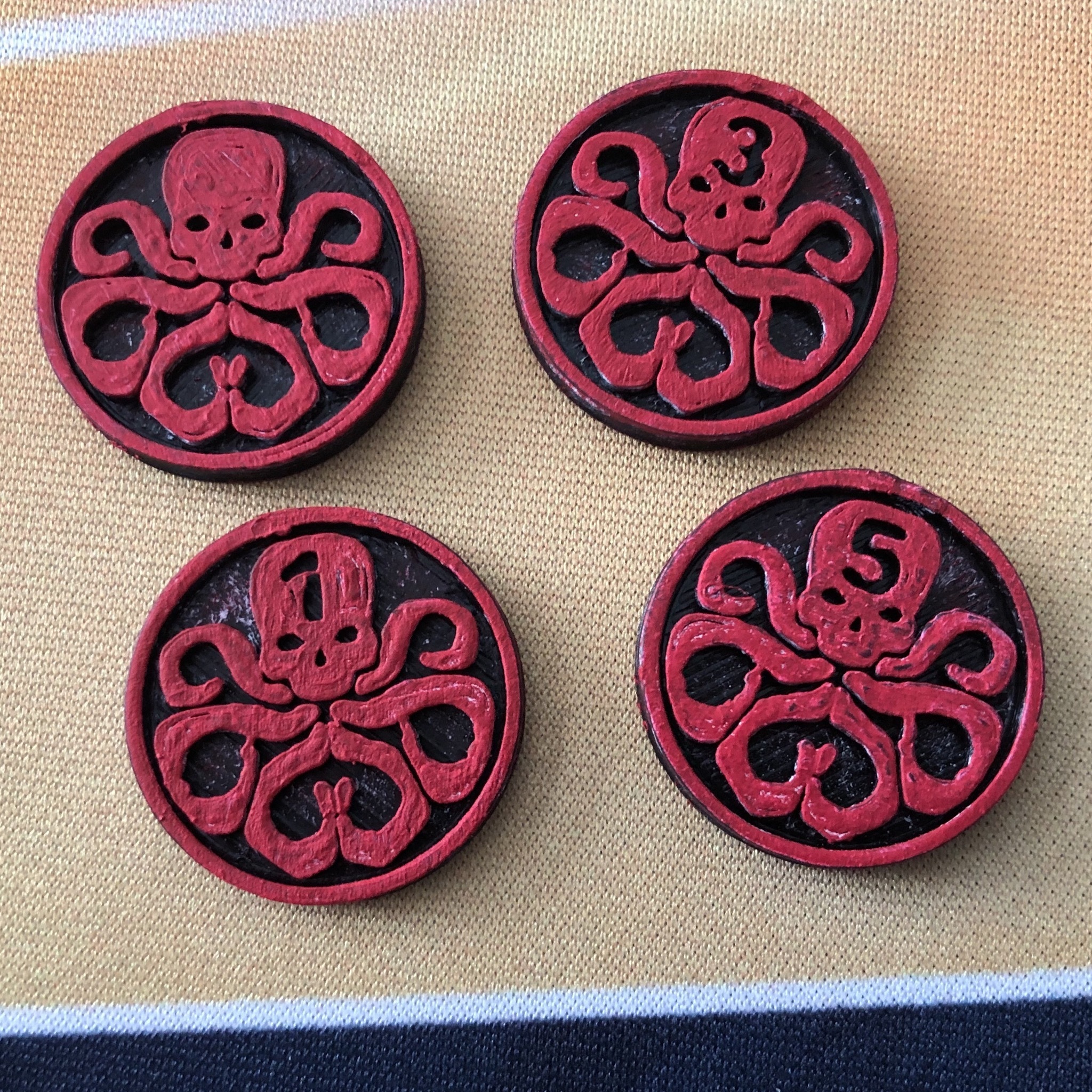 Free STL file Hydra Tokens・3D printing template to download・Cults