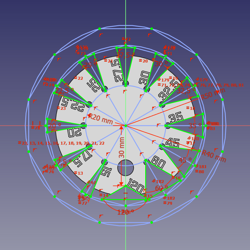 Free STL file Bevel Gauge Angle Protractor・3D printing design to ...