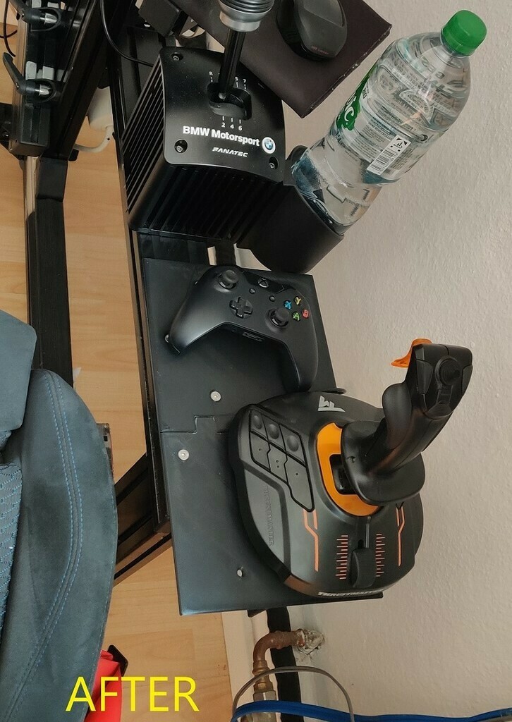 Archivo 3D gratis Thrustmaster T16000 Rig Holder // Mini Mesa para Sim ...