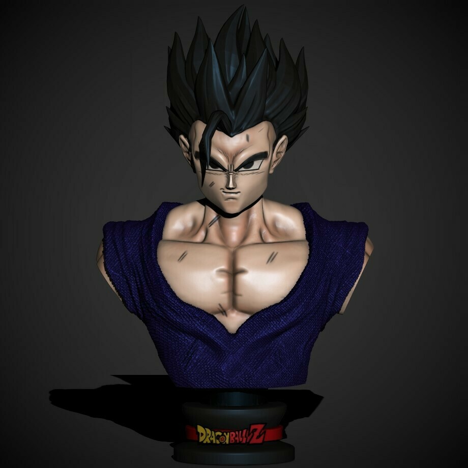 3D file Gohan Bust・3D printable design to download・Cults