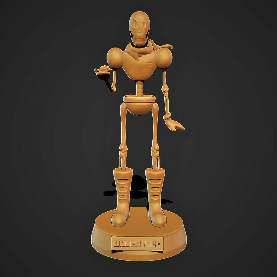 3D file Papyrus Undertale 🎮・3D print model to download・Cults