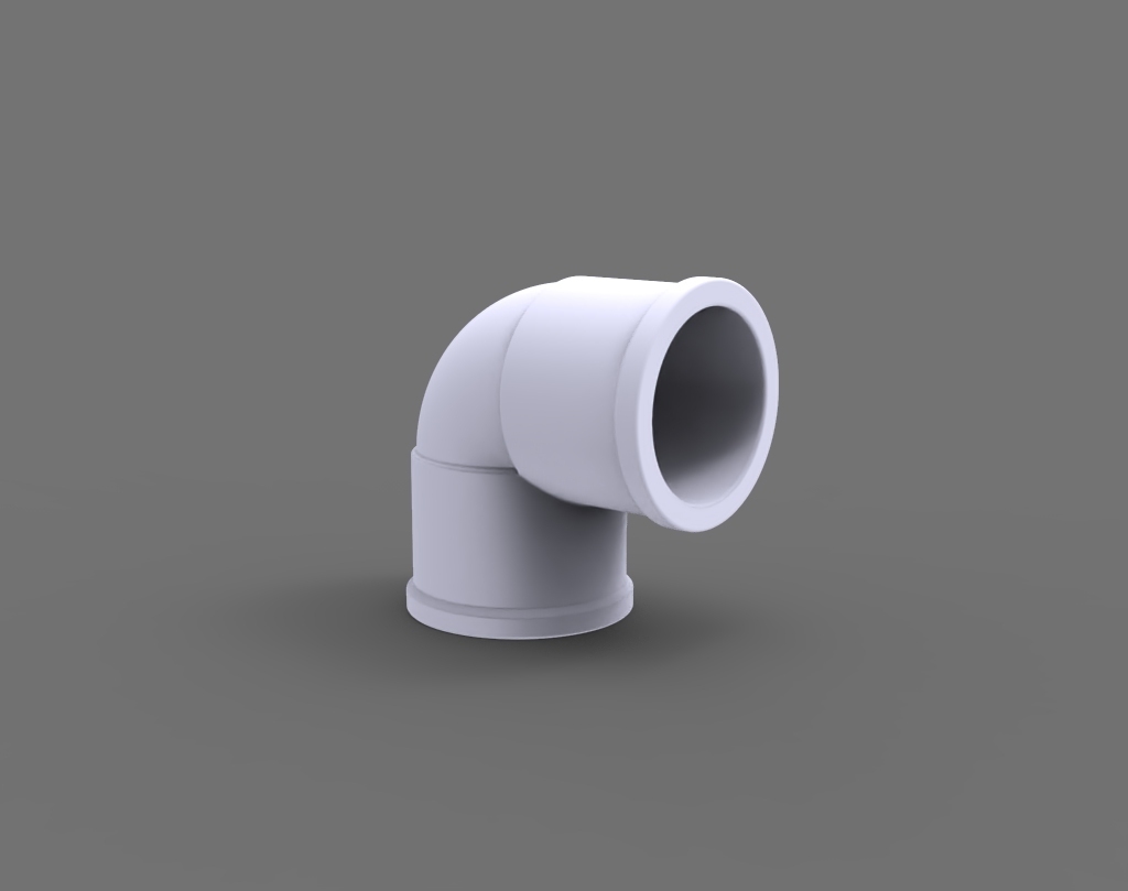 STL file 90° Elbow & Tee (25mm)・3D printable model to download・Cults