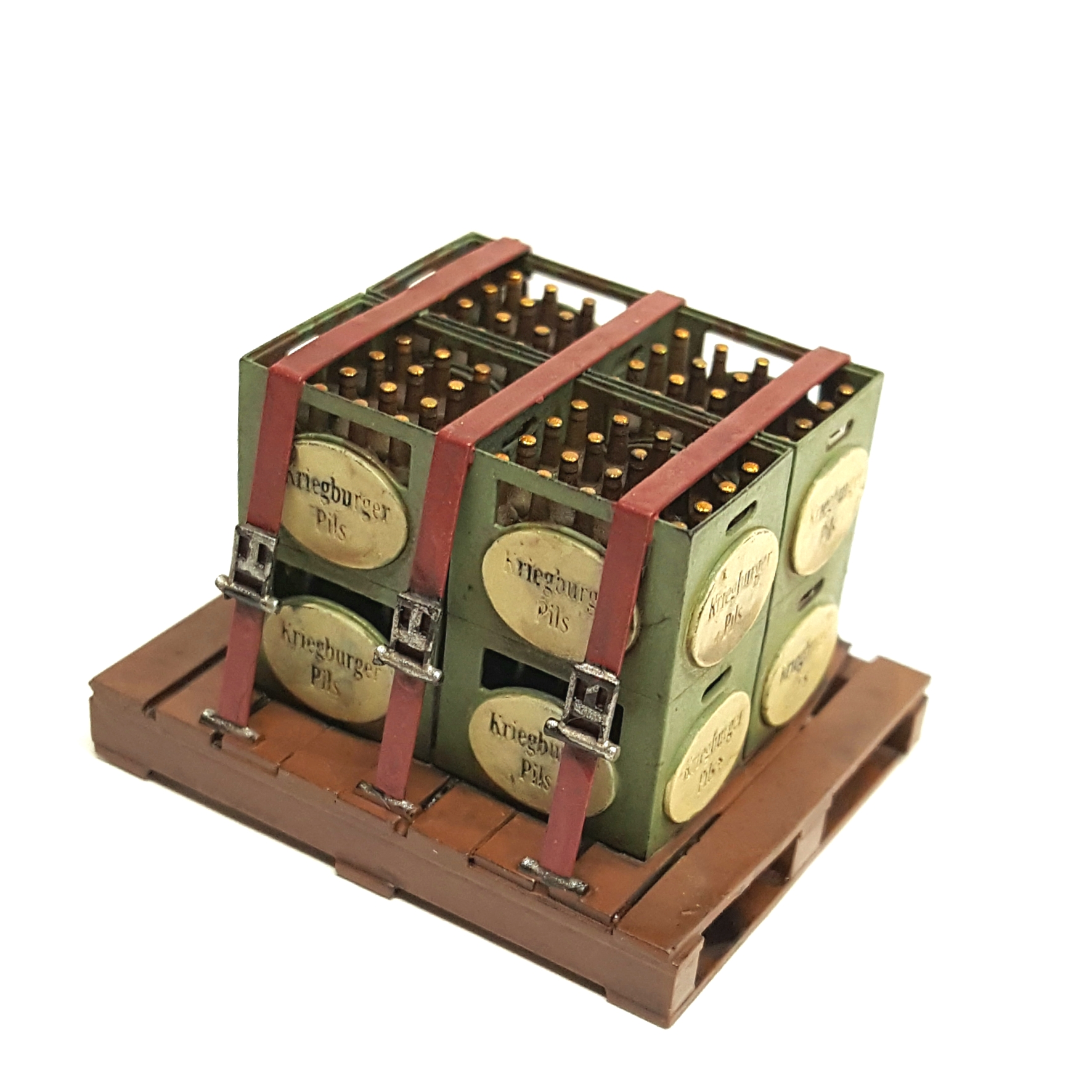 STL file pallet 03 - beer crates full 🍺・3D printer design to download・Cults