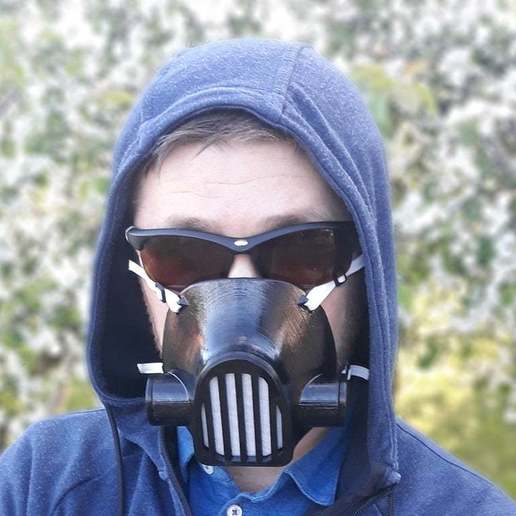 Download free STL file Mask in the style of Space Marine (WH40K) • 3D ...