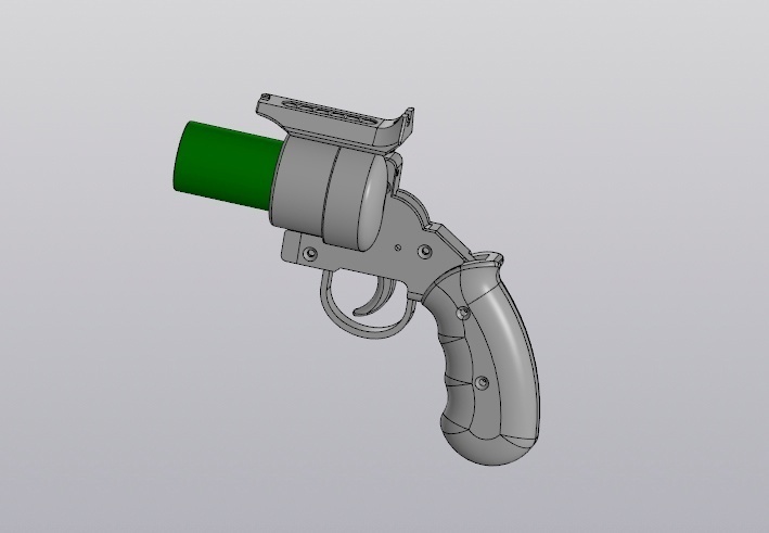 Free 3D file Airsoft grenade launcher (short) 🔫・Design to download and ...