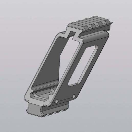 Download free STL file Scope mount base for 1911 • Object to 3D print ...