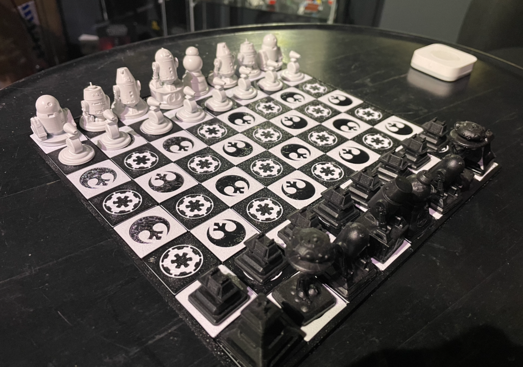 Free 3D file Star Wars Chess Board for MrBaddeleys chess pieces at 50% ...