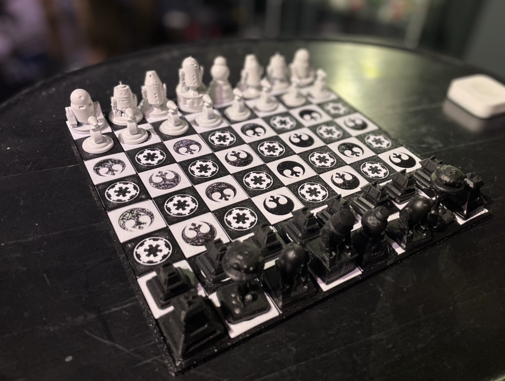 Free 3D file Star Wars Chess Board for MrBaddeleys chess pieces at 50% ...
