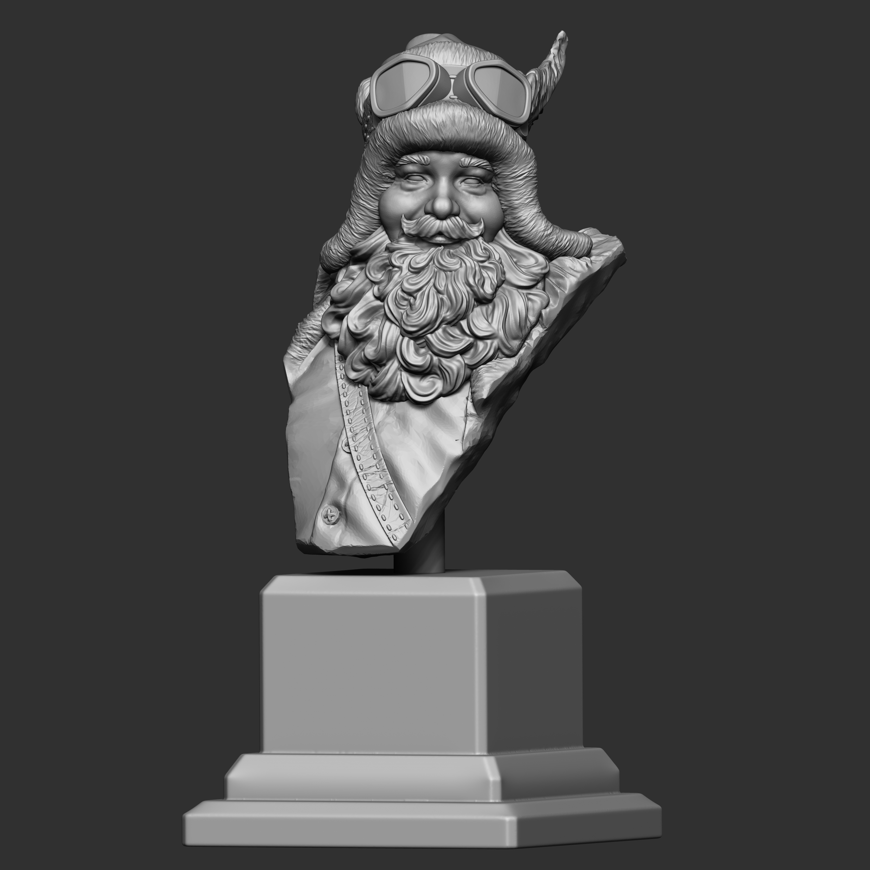 Free STL file Santa Claus Bust 🎅・3D printable model to download・Cults