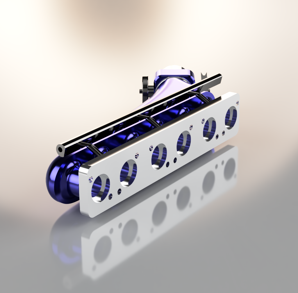 STL file 1/24 2JZ/1JZ Intake Manifold (Tamiya, Aoshima, Hasegawa, Hobby ...