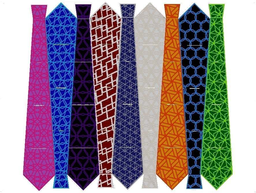 Free STL file Customizable Necktie 👔・3D printable model to download・Cults