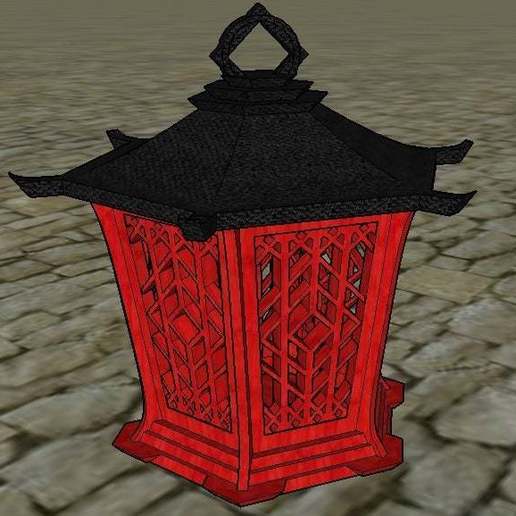 Download free STL file Asian Lantern • 3D printable design ・ Cults