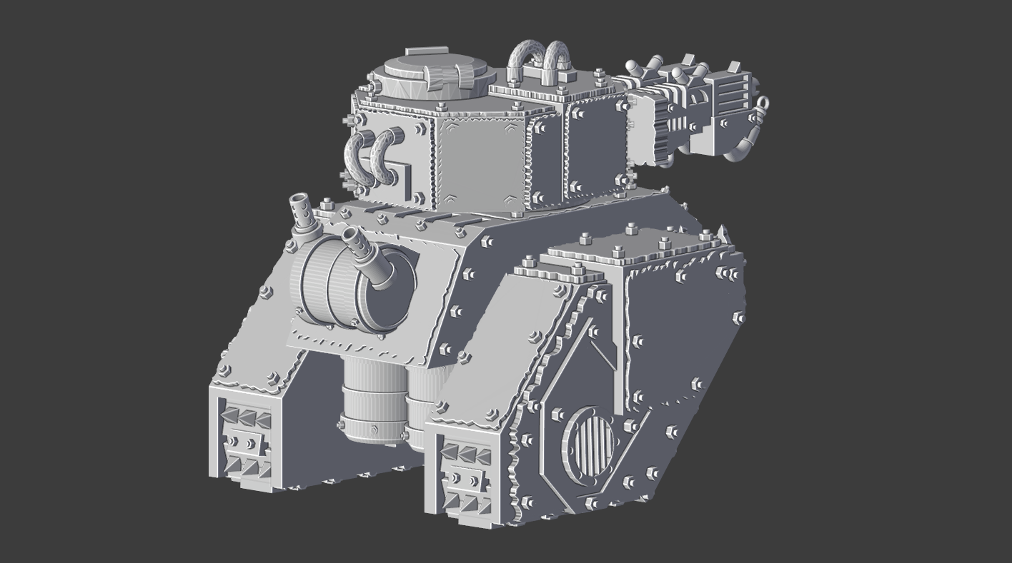 3D file Da Pale Goblin Tank・3D printer design to download・Cults