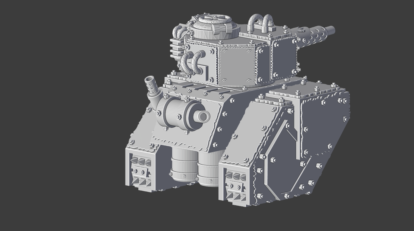 3D file Da Pale Goblin Tank・3D printer design to download・Cults