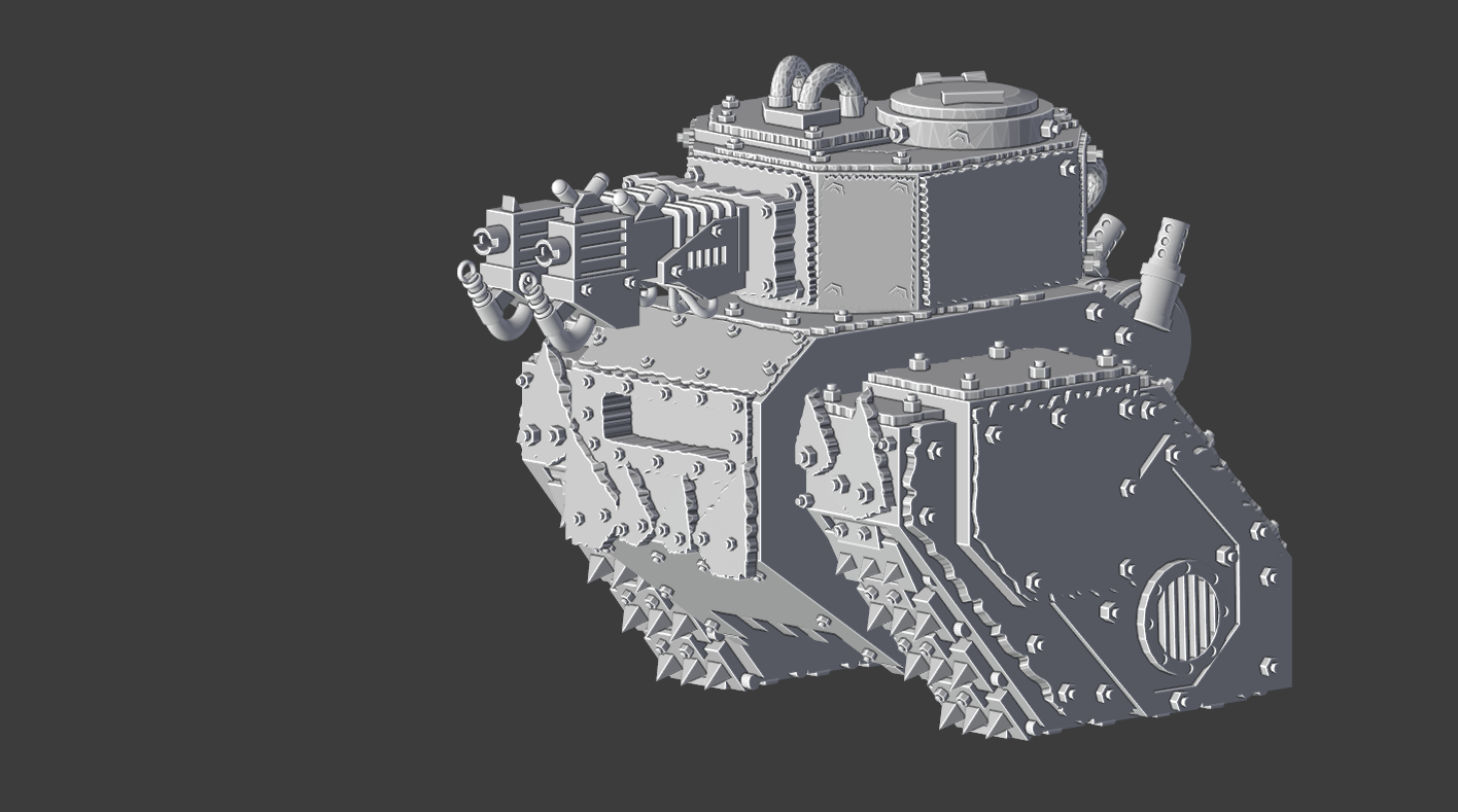 3D file Da Pale Goblin Tank・3D printer design to download・Cults