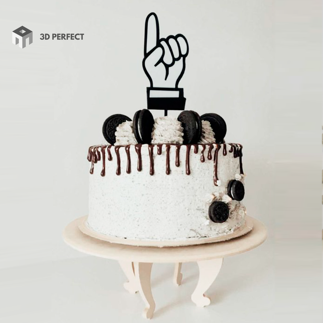 Fichier STL Expression manuelle pour gâteau・Objet pour impression 3D à ...