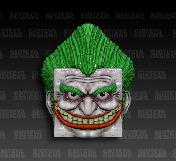 STL file The Joker (BLOCK)・3D printing template to download・Cults