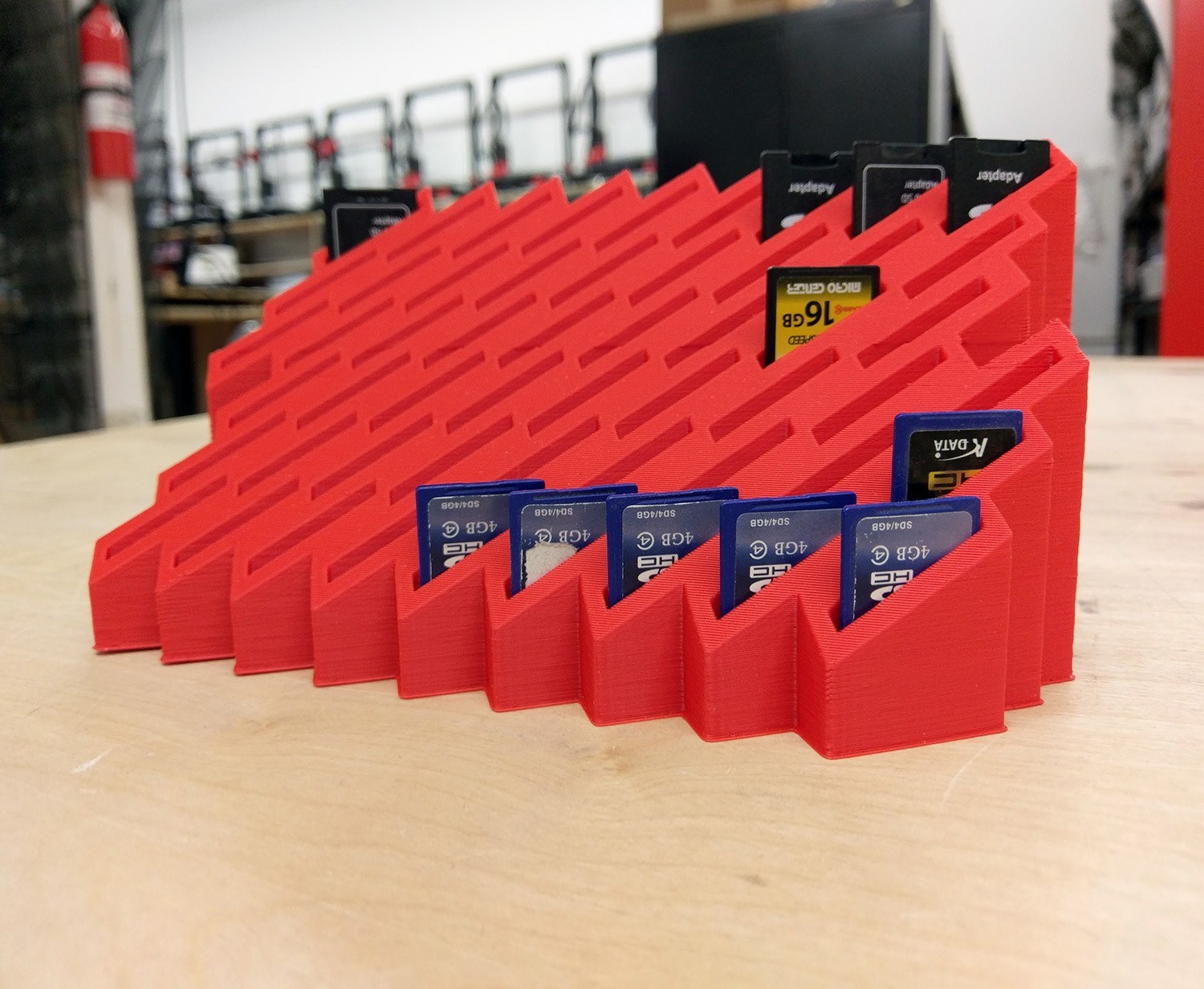 Free STL file 54 SD Card Holder・3D print design to download・Cults