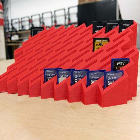 Download free 3D print files 54 SD Card Holder ・ Cults